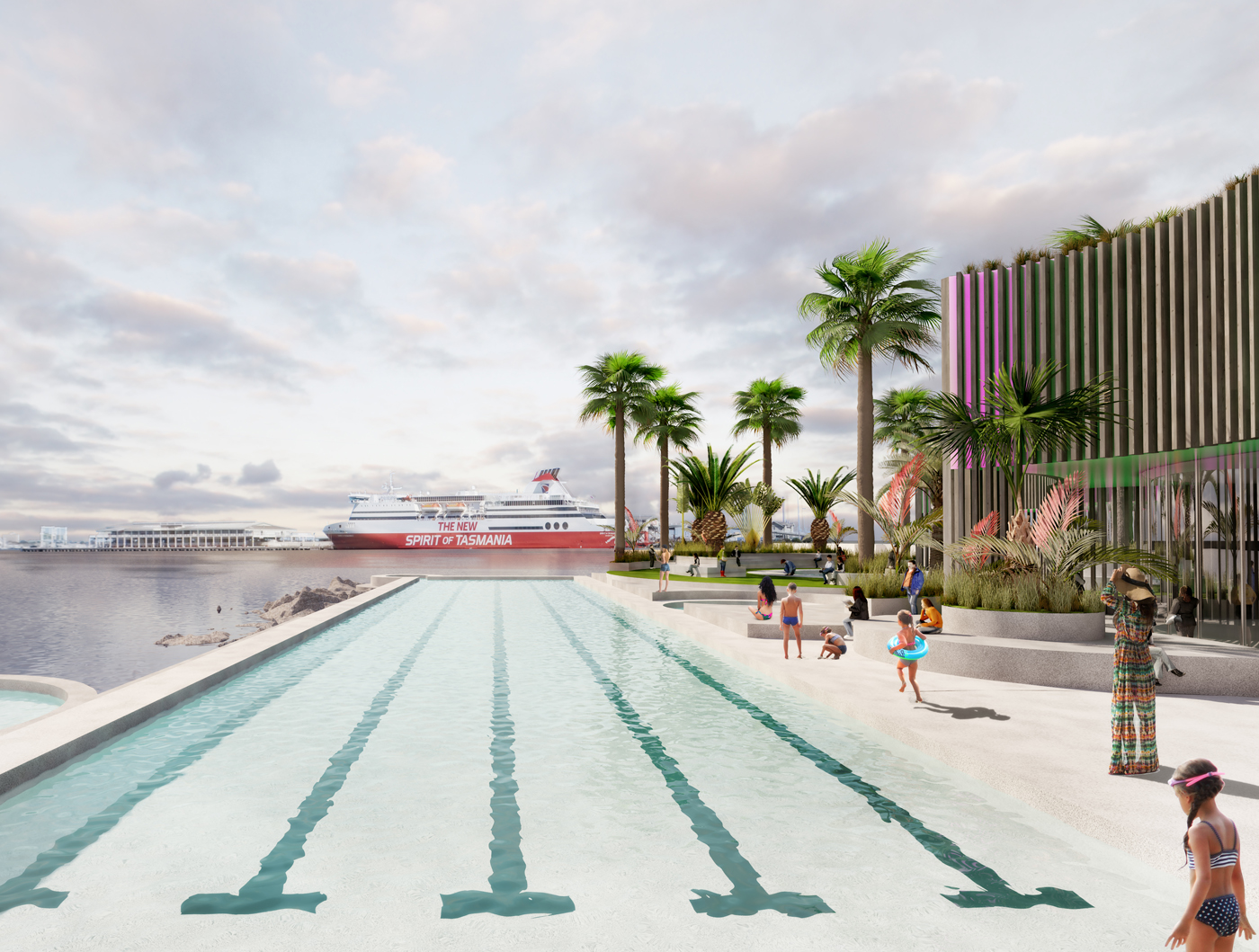 Port Melbourne Seaside Pool - WOWOWA