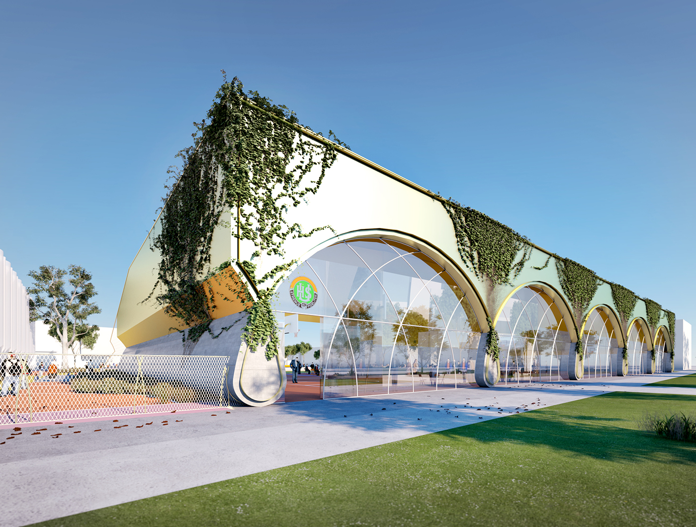 University High School Show Court - WOWOWA